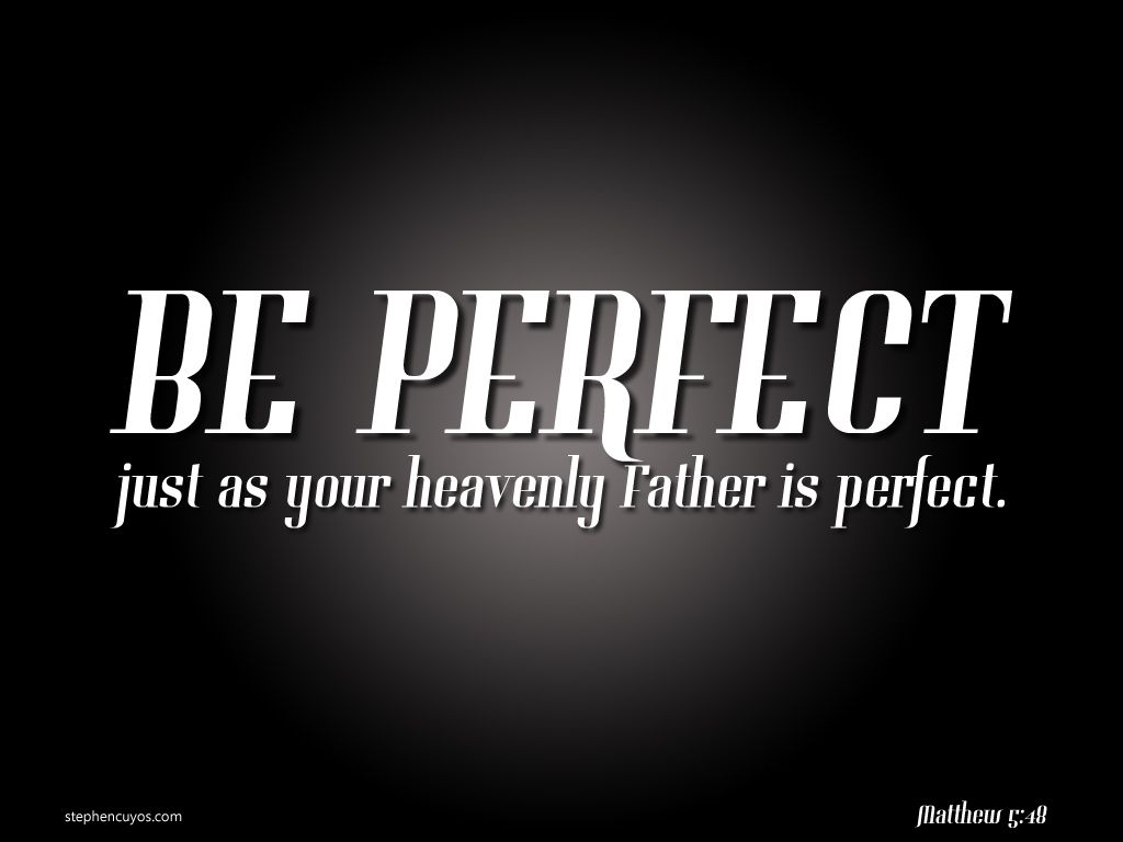 Be Perfect – Believers Armed and Dangerous