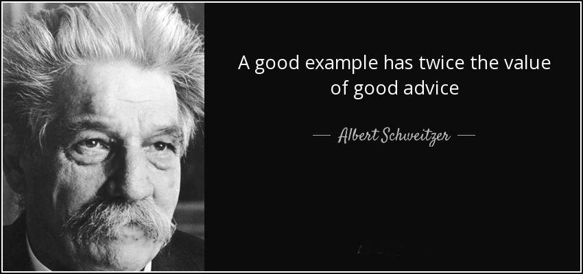 Being a Good Example – Believers Armed and Dangerous